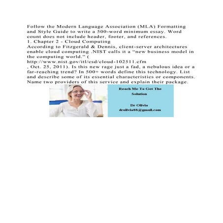 Follow the Modern Language Association (MLA) Formatting and Style Gu.docx