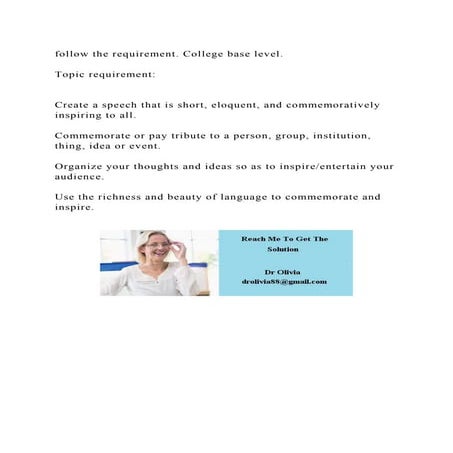 follow the requirement. College base level.Topic requirement | DOCX