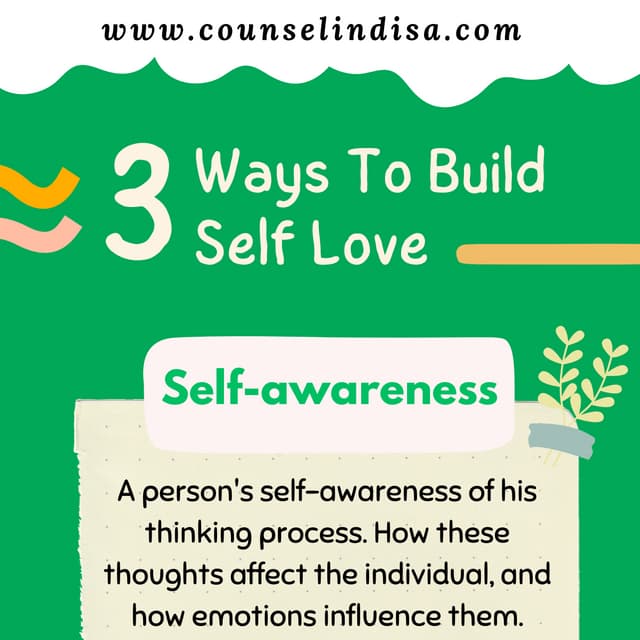 3 Ways To Build Self Love | PDF