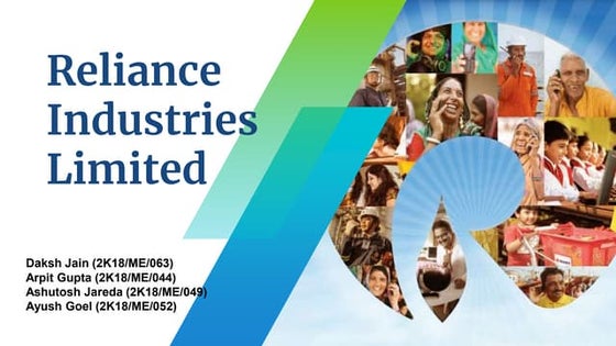 Reliance industries csr | PPTX