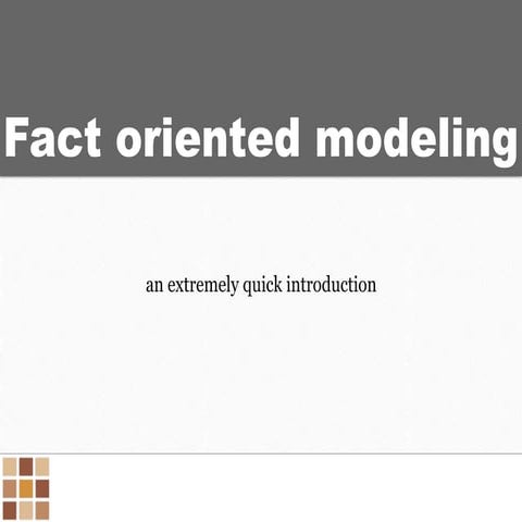 Fact Oriented Modeling in 10 steps | PDF | Automotive Industry | Industries