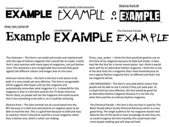 First and Final draft of the cover page | PPTX