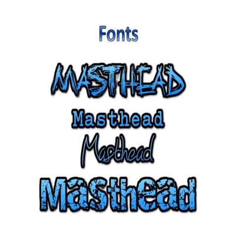 Masthead Ideas | PPTX