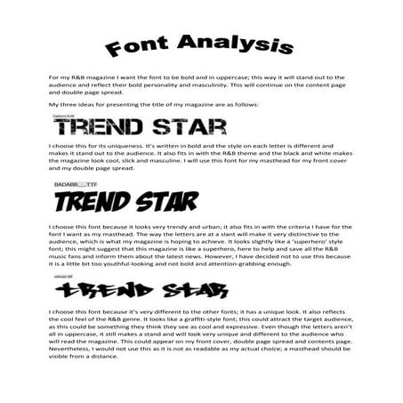 Font ideas | PPTX
