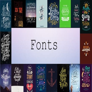 Font analysis | PPTX