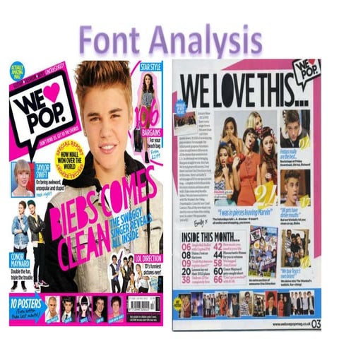 Font analysis 2 | PPT