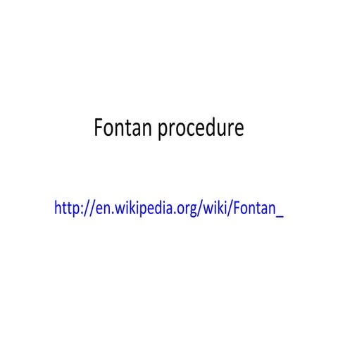 Fontan procedure | PPT