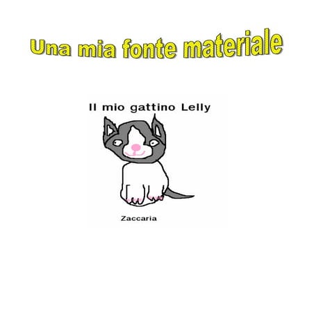 Fonte Materiale disegnata con TuxPaint | PDF