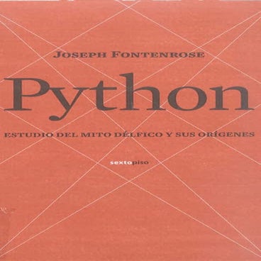 Fontenrose, joseph python. estudio del mito délfico y sus orígenes | PDF