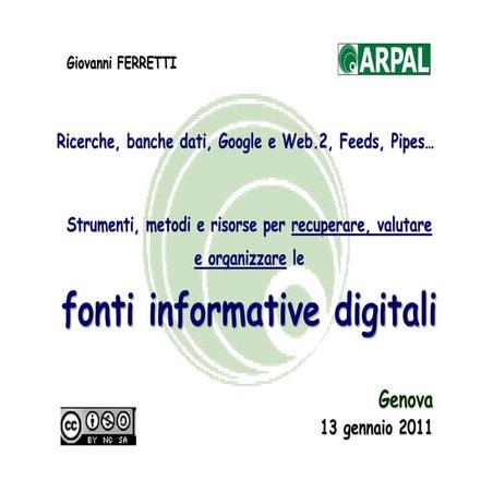 Fonti informative digitali | PDF