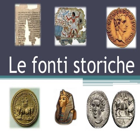 Fonti storiche | PPTX