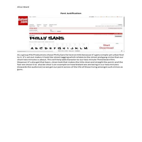 Font justification | DOCX