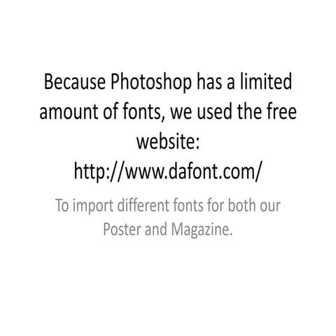Imported fonts | PPT