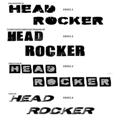 Different Fonts | DOC