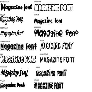 Source existing magazine contents page | PPTX