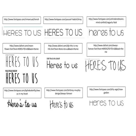 Font samples | PPT