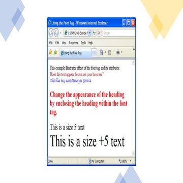 ADDING FONT TAGS AND FORMATTING IN WEB DESIGN.pptx