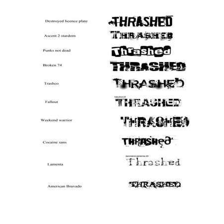 Font types | DOC | Illegal Drugs, Tobacco, eCigarettes, Vaping, Alcohol ...