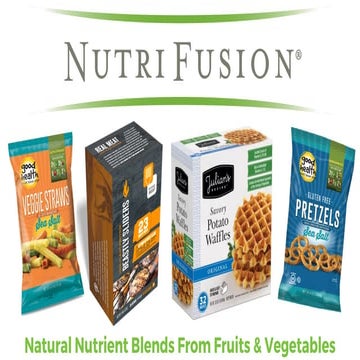 NutriFusion Natural Vitamins & Minerals From Fruits and Vegetables | PDF