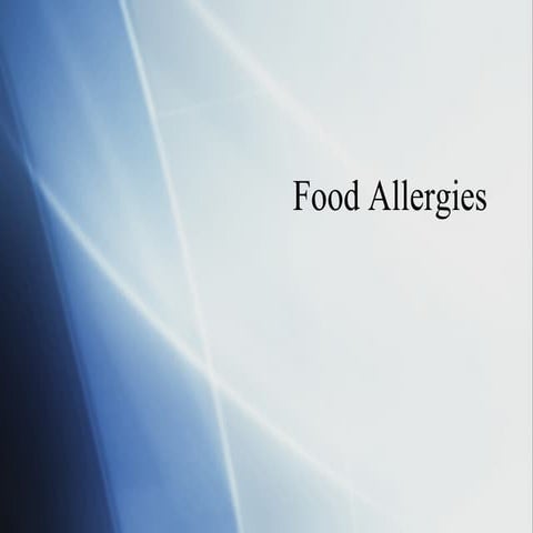 Food allergy | PPT