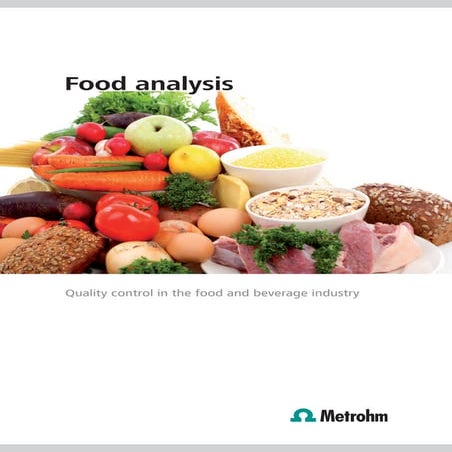Food analysis by Metrohm | PDF