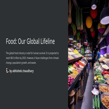 Food-Our-Global-Lifeline . | PPTX