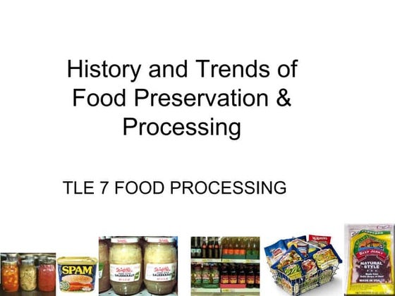 Methods of food preservation | PPTX | Chemistry | Science