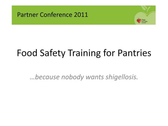 Food Safety & Hygiene | PPTX | Home Appliances | Home & Garden