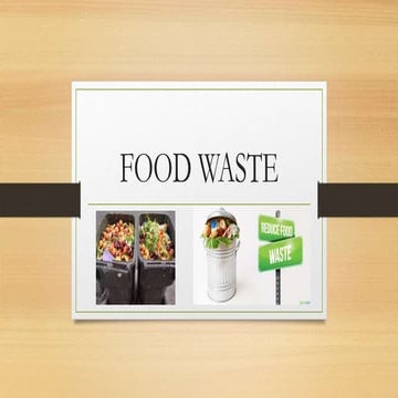 Food waste-5 | PPT