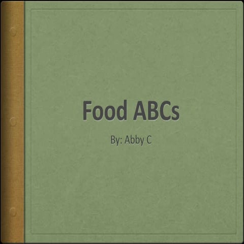 Food abcs | PPT