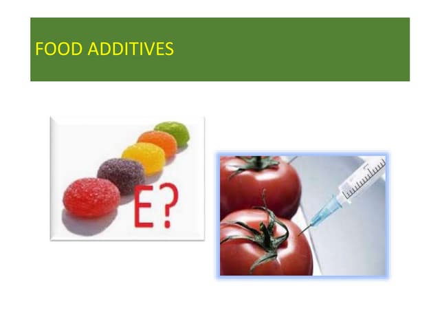 FOOD ADDITIVES USED IN BAKERY PRODUCT | PPTX