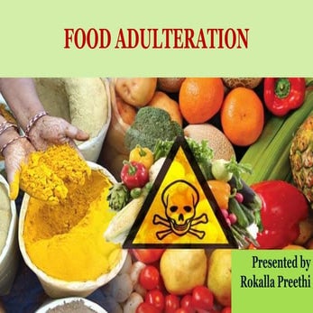 Food adulteration | PPT