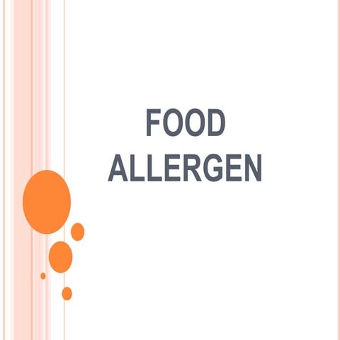 Food allergen | PPTX