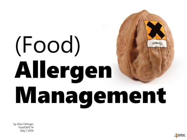 ALLERGEN awareness training for quality .pptx