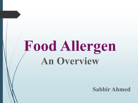Food Allergen Awareness Training | PPTX | Digestive Disorders ...