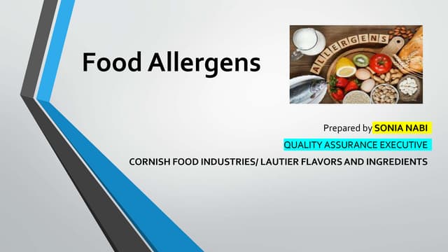ALLERGEN awareness training for quality .pptx