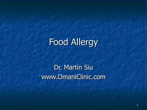 Food Allergen Awareness Training | PPT