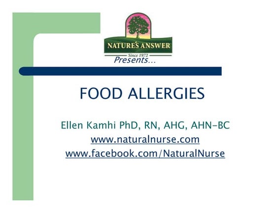 Food Allergen Awareness Training | PPTX | Digestive Disorders ...