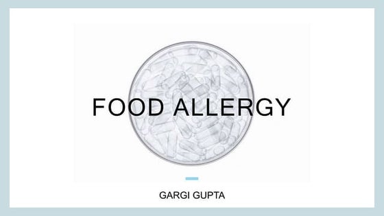 Food Allergen Awareness Training | PPTX | Digestive Disorders ...