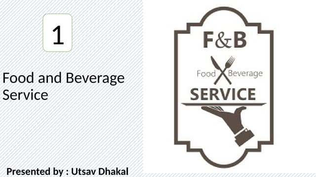 Take Food and Beverage Orders Module 4.pptx