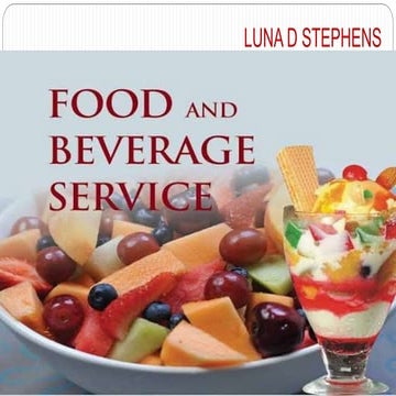 FOOD AND BEVERAGE SERVICES IN RESTAURANTS, BAR IN DIFFERENT ...