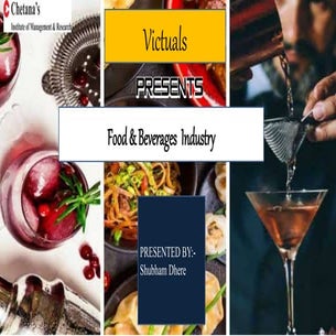 Food and beverages Industry | PPTX