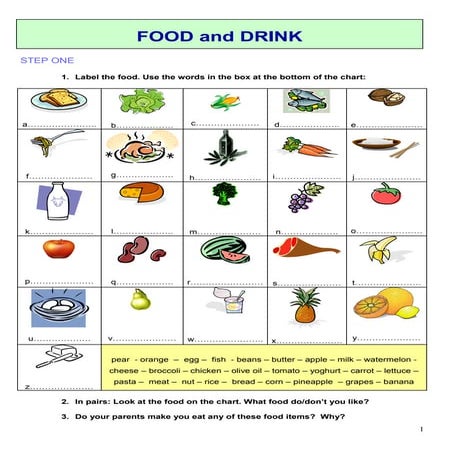 Food and drink | PDF