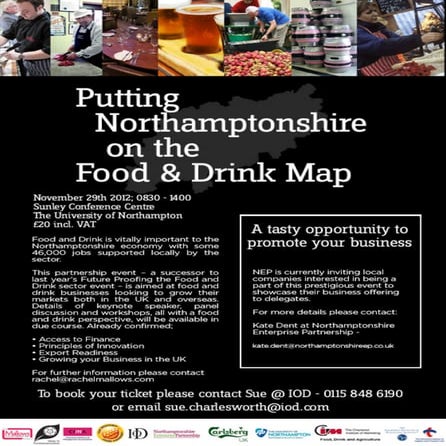Putting Northamptonshire on the Food and Drink Map | PDF