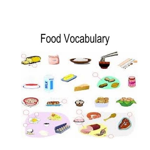 Food and drink vocabulary | PPT