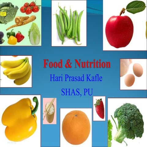 Food and nutrition General Concept | PPT