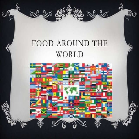 Food around the world prezentacja Dominiki Kamykowskiej | PPTX