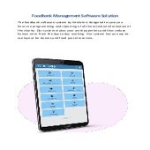 Food Bank Management system and software.pdf | Business | Business and ...