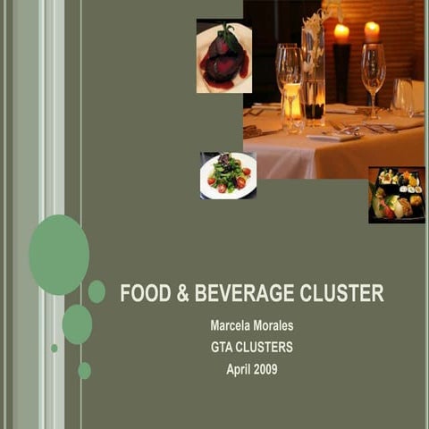 Food & Beverage Cluster | PPTX