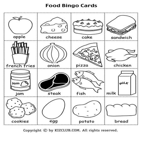 Food Bingo | PDF
